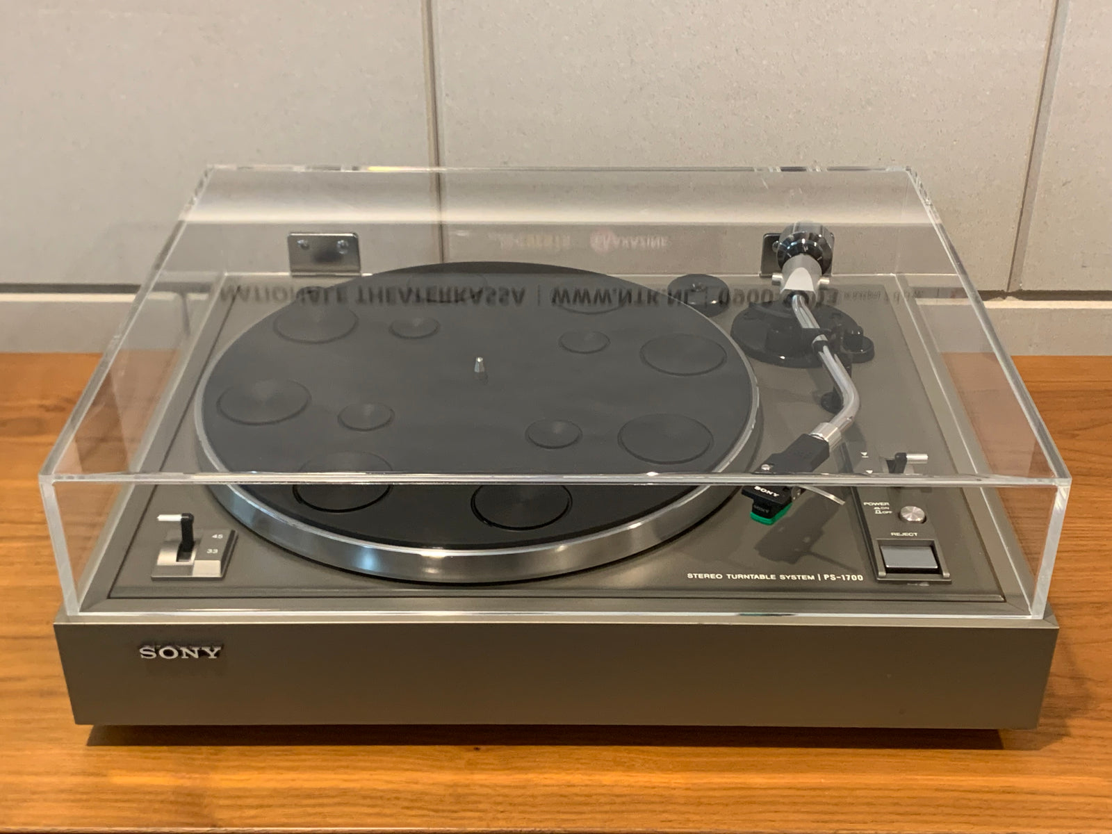 Sony PS-1700 Compatible Dust Cover - IntoVinyl.com